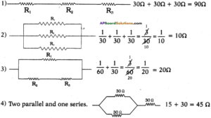AP SSC 10th Class Physics Solutions Chapter 11 Electric Current – AP ...
