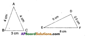 AP Board 9th Class Maths Solutions Chapter 7 Triangles InText Questions ...