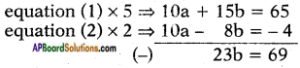 AP SSC 10th Class Maths Solutions Chapter 4 Pair of Linear Equations in ...