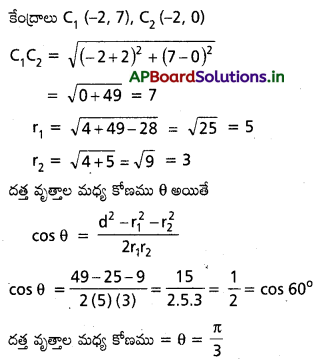 AP Inter 2nd Year Maths 2B Important Questions Chapter 2 వృత్త సరణులు ...